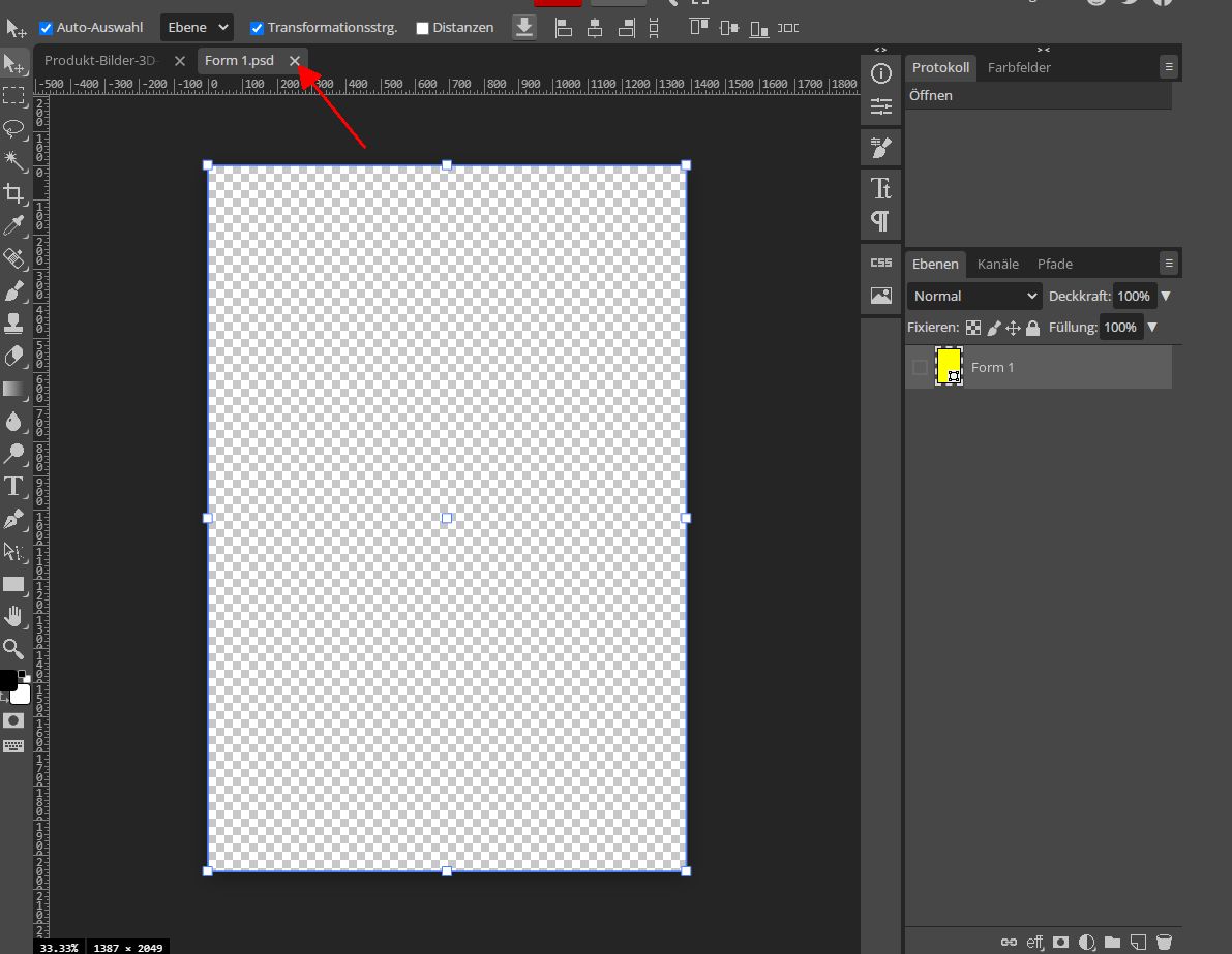 Instructions: Create your Product-Box-Mockup with Photopea